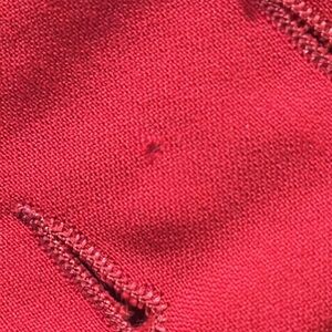 Jackets & Coats | Moschino Red Wool Question Mark Vest | Poshmark